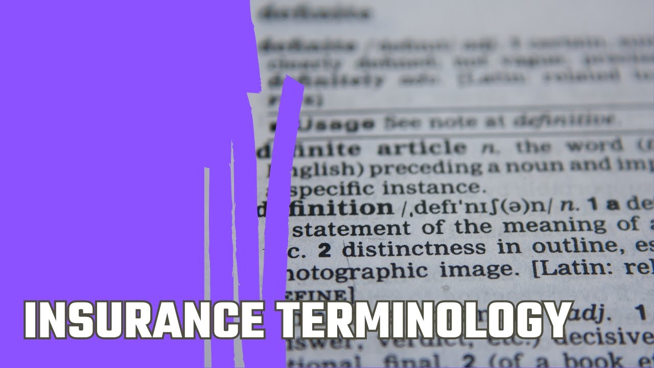 Insurance 101: Key Terms and Types Simplified (Part 1) - YouTube