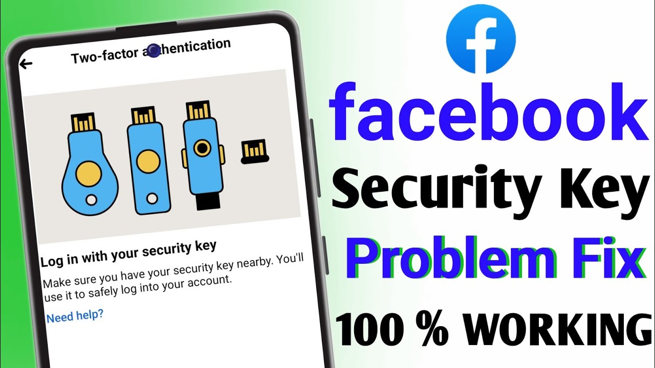 Facebook Security Key Login Problem Solve | Facebook Security Key ...
