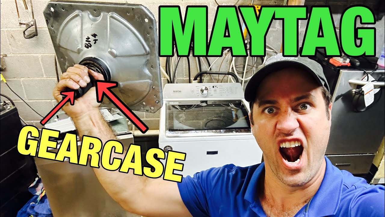 This Maytag Commercial Tech Washer Is Grinding & Leaking Water | Quick ...