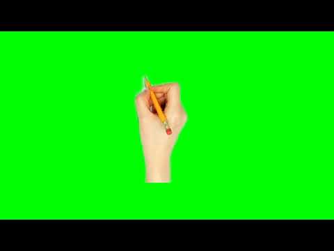 Green Screen || Writing Hand || Best Green Screen used by Professional ...