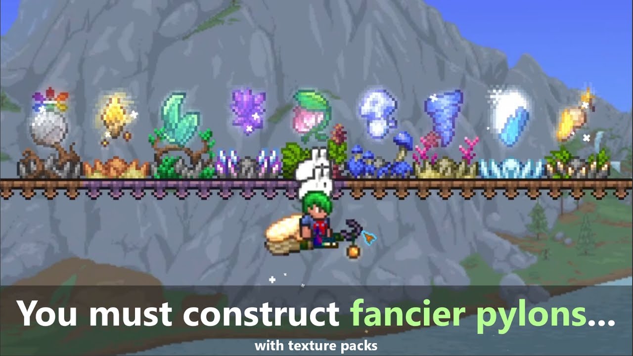 Terraria Pylon Overhaul: Well, at least they're fancier... - YouTube