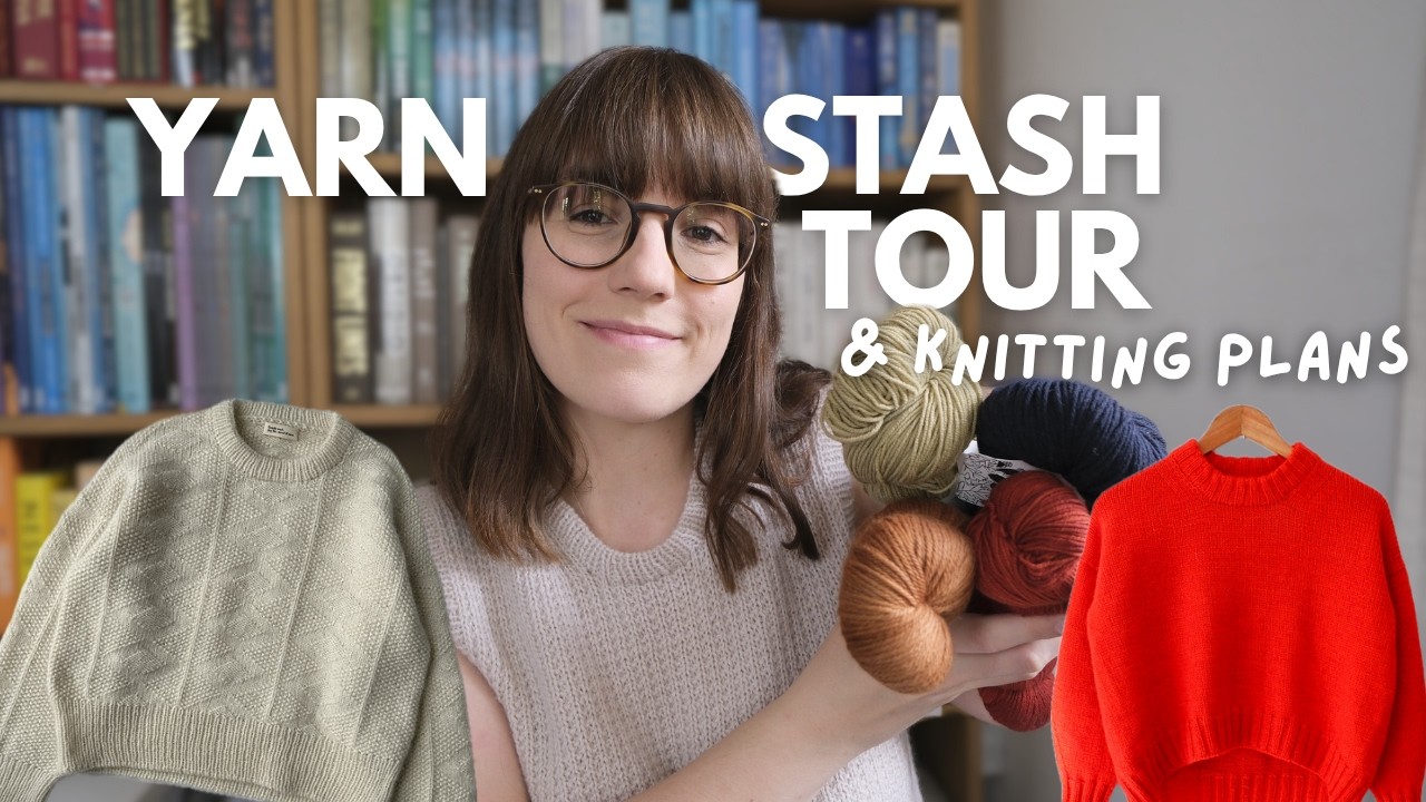 what’s in my stash? how much yarn I have 😲⚖️ & knitting project plans ...