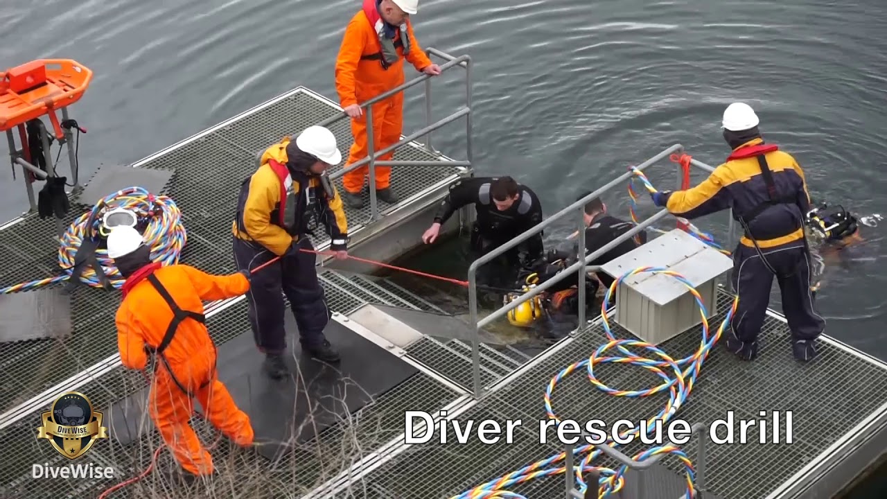 Commercial diver training @ Divewise-tec - YouTube