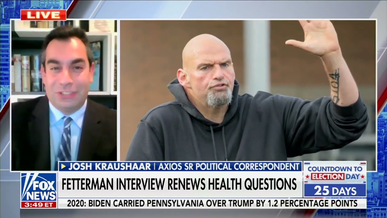 Axios Reporter: Fetterman Campaign “Showing They’re Worried” By ...