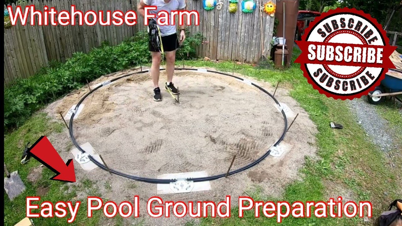 Ground Preparation Preparing For Pool Install - YouTube
