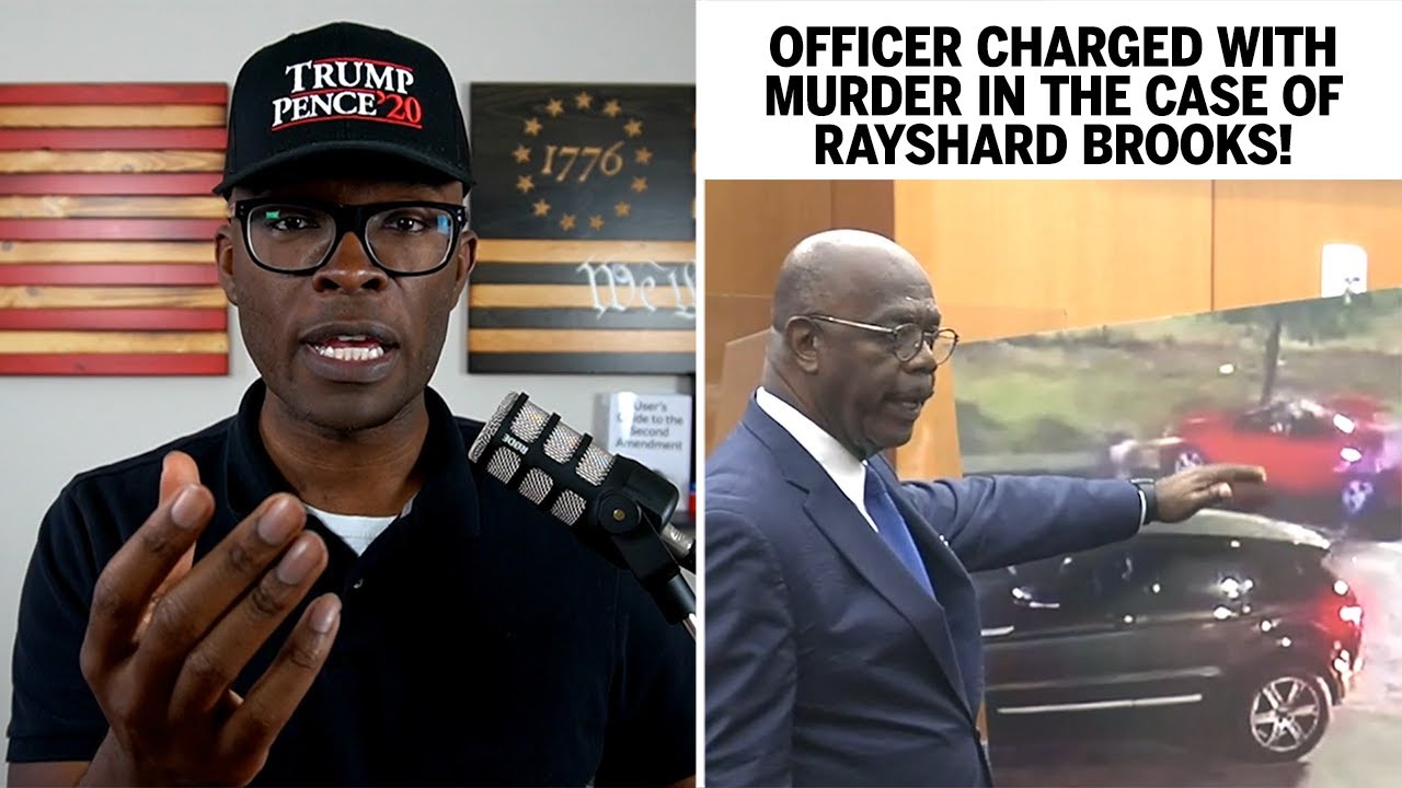 Officer In Rayshard Brooks Case Charged With Felony Murder! - YouTube