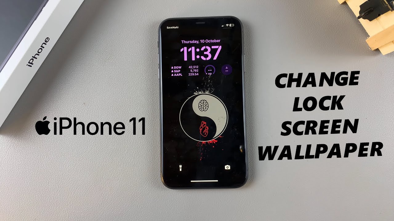 How To Change Lock Screen Wallpaper On iPhone 11 - YouTube