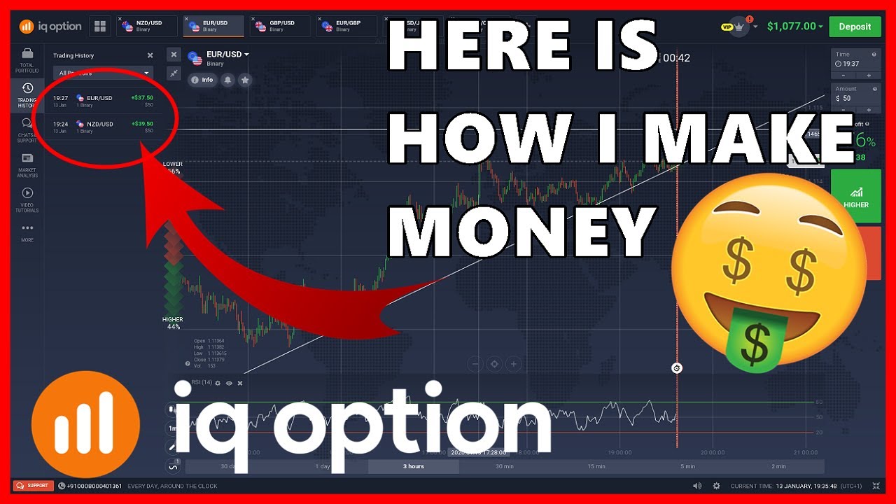 Here is how I make MONEY with IQ OPTION | Simple Live Trading Strategy ...