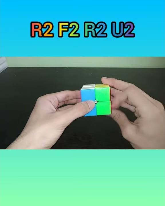 How to make checkerboard pattern on 2x2 Rubik's Cube | easiest pattern ...