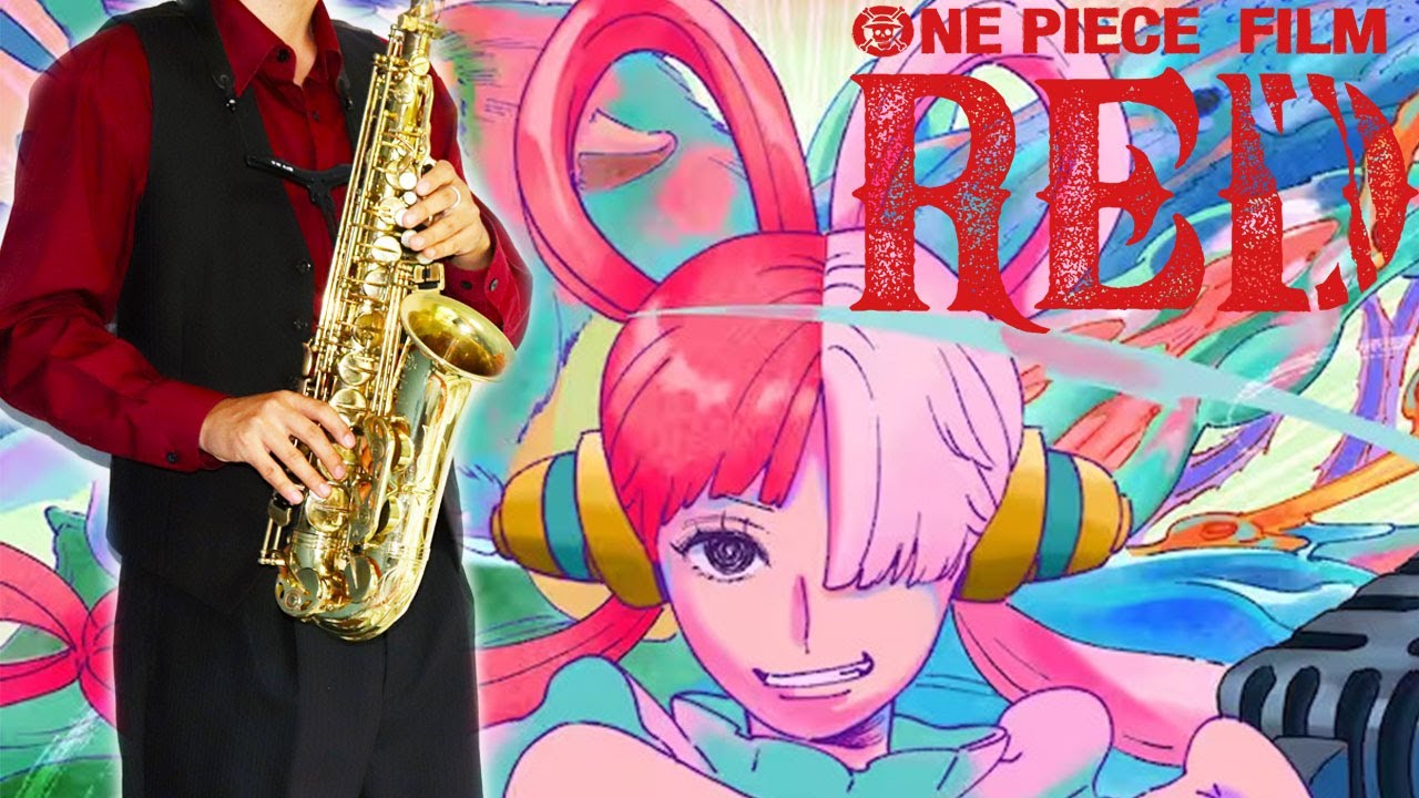 【ONE PIECE FILM RED】私は最強【楽譜】"I'm Invincible" Ado サックスで吹いてみた Saxophone ...