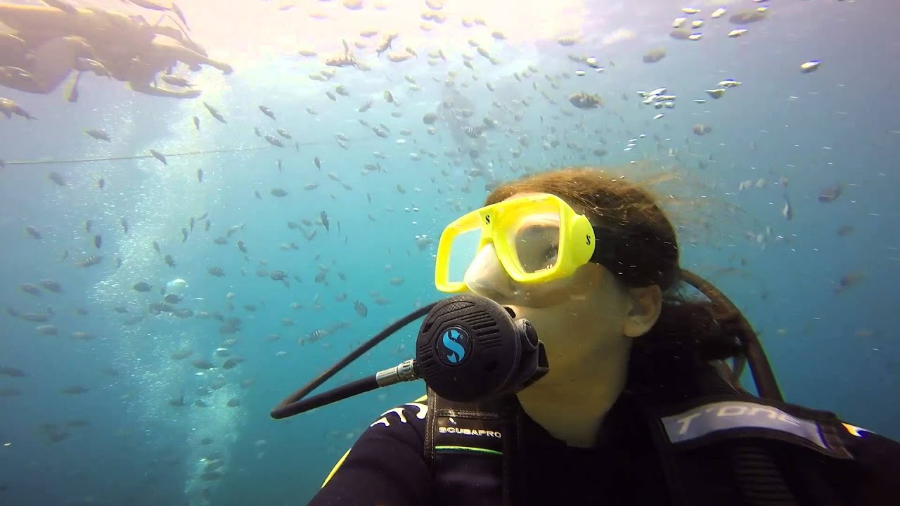 Scuba diving Gopro Hero selfie Wreck Dive and Deep Dive - YouTube
