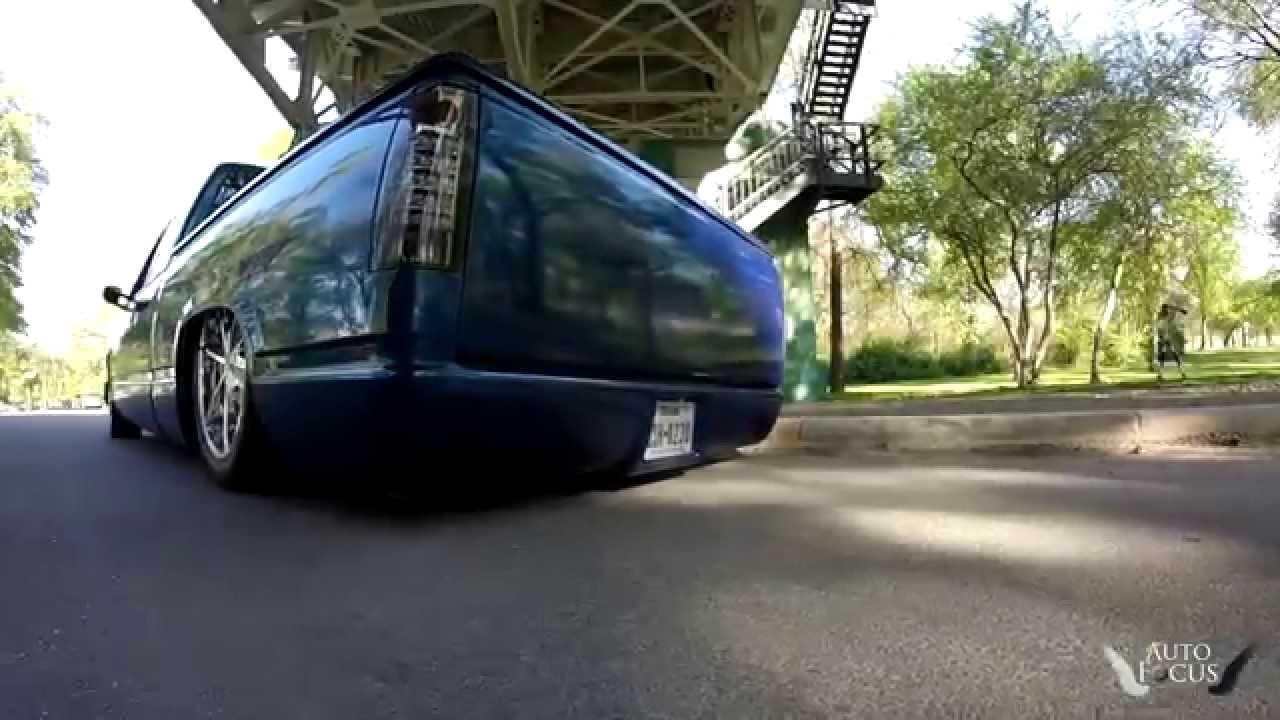 1991 Bagged Chevy Silverado - YouTube