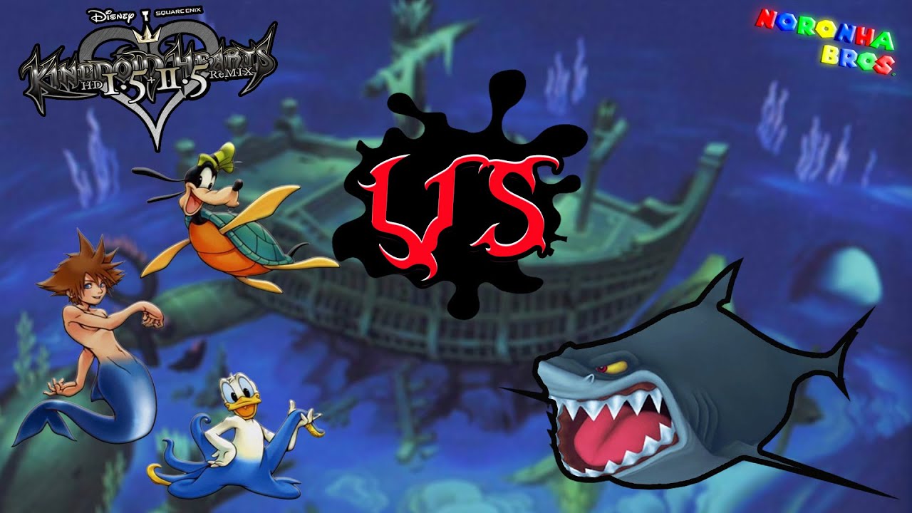 KINGDOM HEARTS HD 1.5 + 2.5 REMIX - BOSS : THE SHARK # PLAYSTATION 4 ...