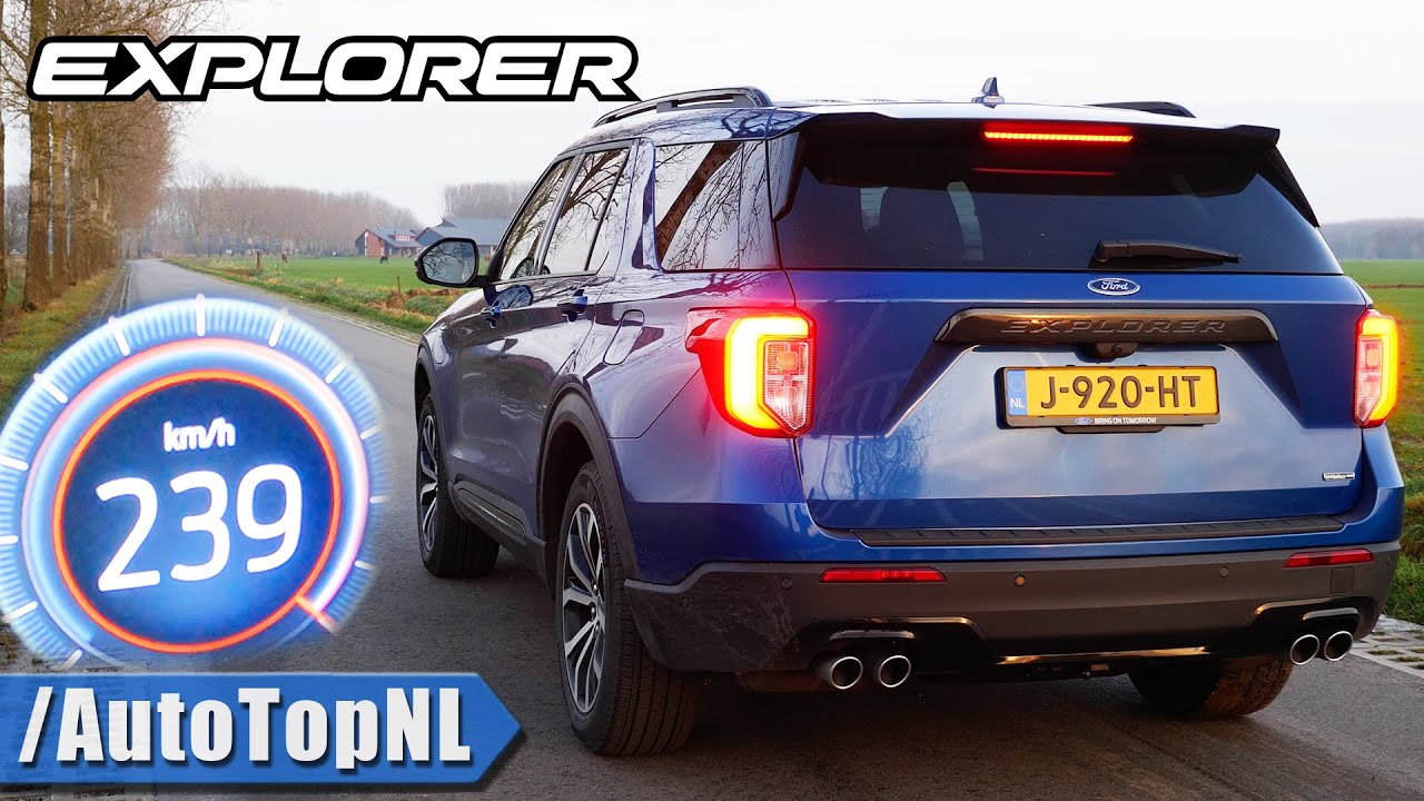 FORD EXPLORER PHEV 457HP 0-239KMH ACCELERATION & TOP SPEED by AutoTopNL ...