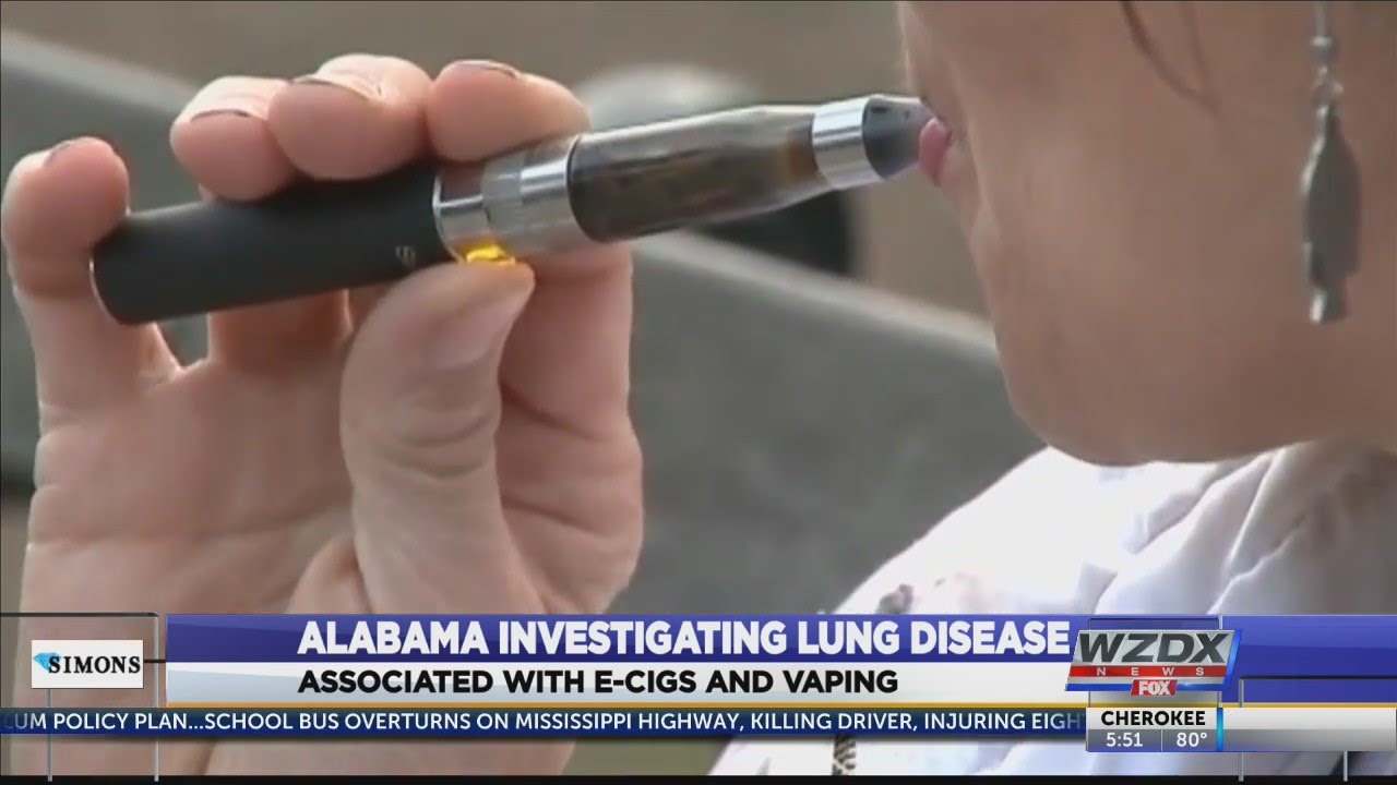 ADPH reporting 5 cases of lung disease associated with vaping - YouTube