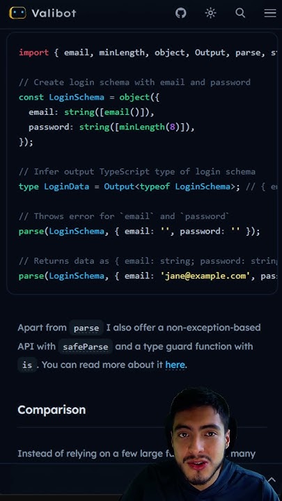 Valibot Javascript Typescript Nodejs Programacion Desarrolloweb Valibot Frontend Backend