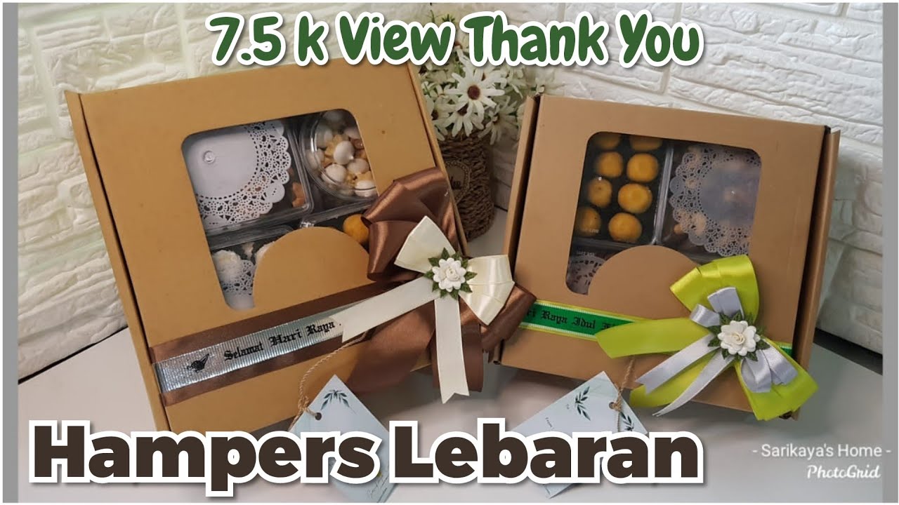 Hampers Lebaran | Hampers Kue Kering | DIY Hampers Cookies - YouTube