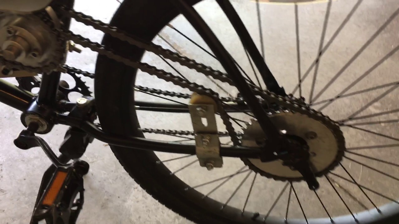 My 79cc predator motorized bike build - YouTube