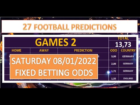 1X2 FOOTBALL PREDICTIONS FOR TODAY - SATURDAY FIXED BETTING ODDS ...