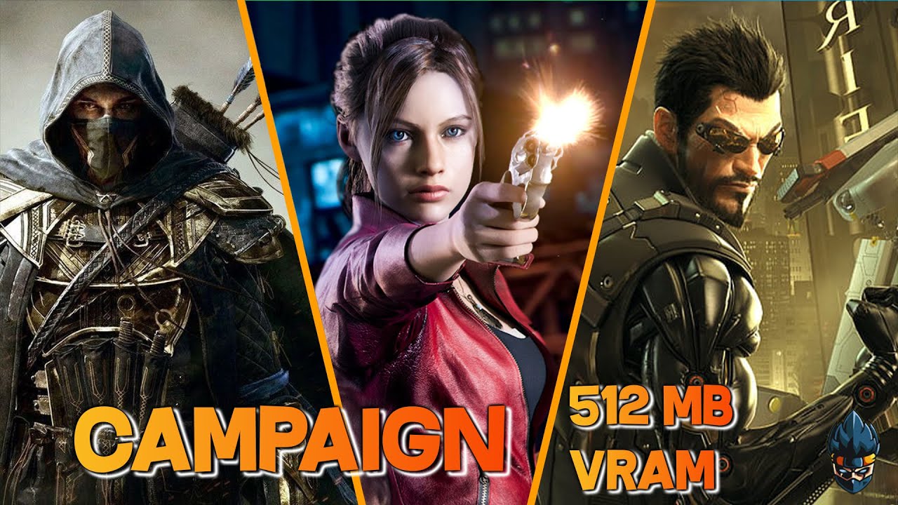 BEST Campaign Mode Games For LOW END PC | 512MB VRAM | 2021 - YouTube