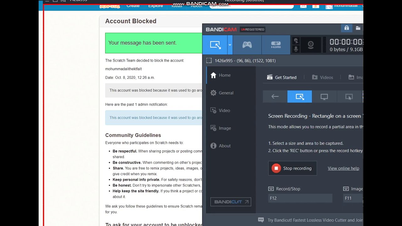 I banned from scratch once again ;( - YouTube