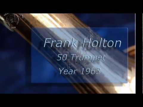 Fantastic Frank Holton 50 Trumpet Year 1963 with first slide Trigger ...