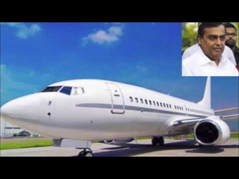Inside Billionaire Mukesh Ambani Private Jet - YouTube