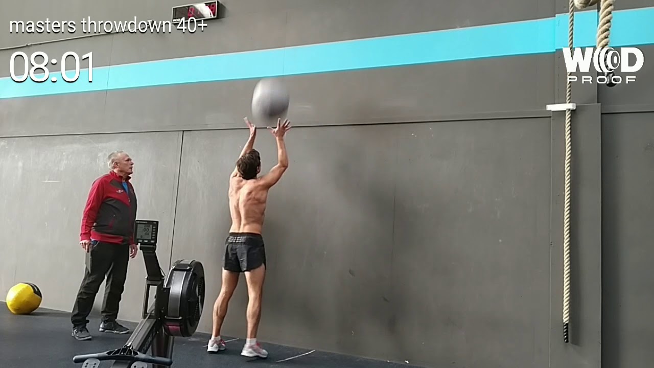 Masters CrossFit throwdown 40+ 2018/2019 wod1 - YouTube