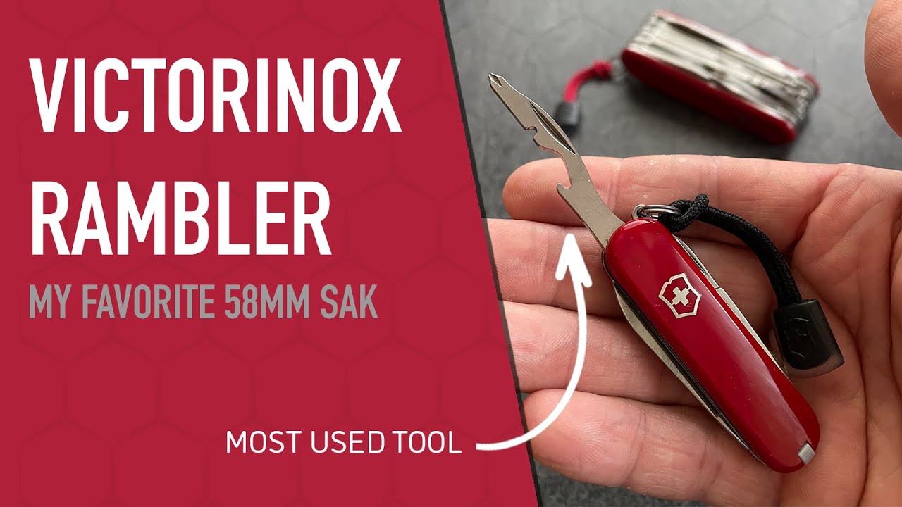Victorinox Rambler review - MY FAVORITE SMALL VICTORINOX KNIFE - YouTube
