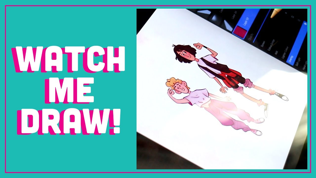 Watch Me Draw | Bill and Ted | Procreate - YouTube