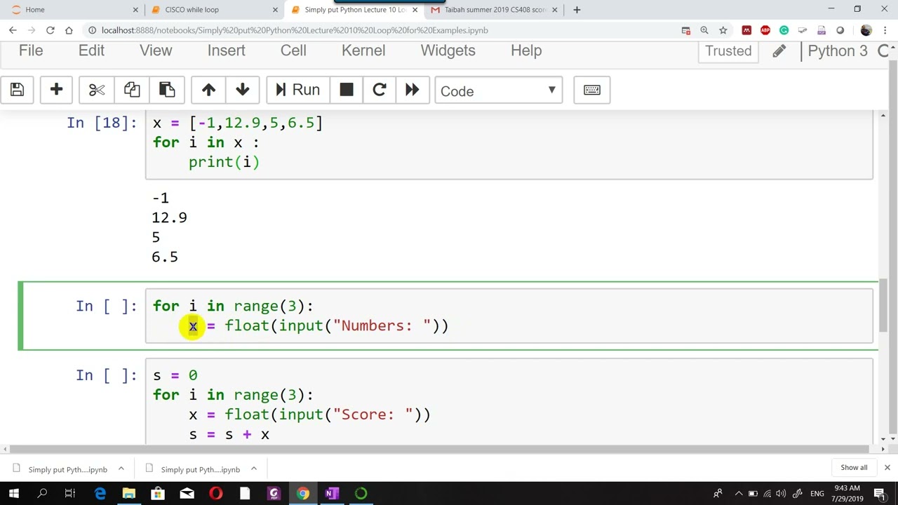 Loop Statement - For Loop Examples | Python - Youtube