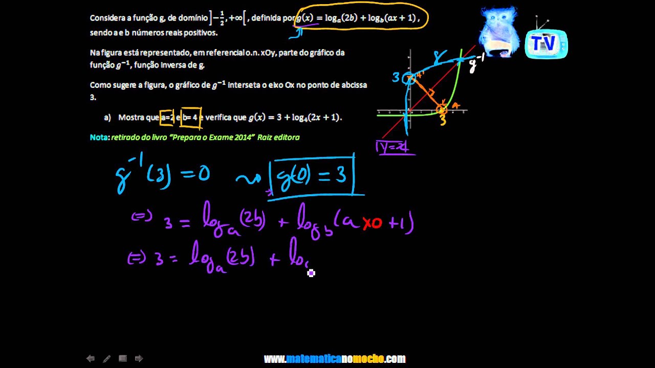 Função exponencial: A função inversa 12º Ano - YouTube