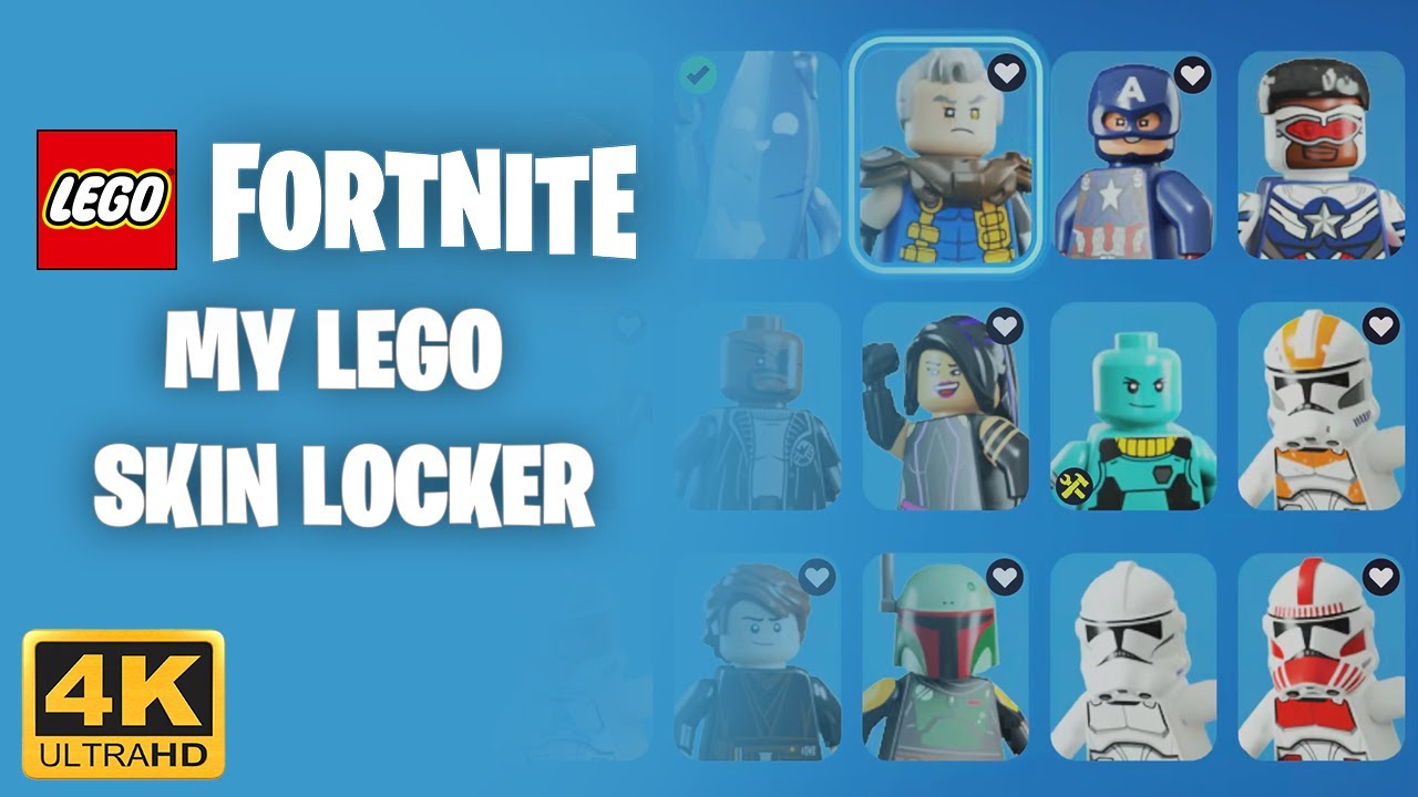 LEGO Fortnite - My LEGO Skin Locker - YouTube