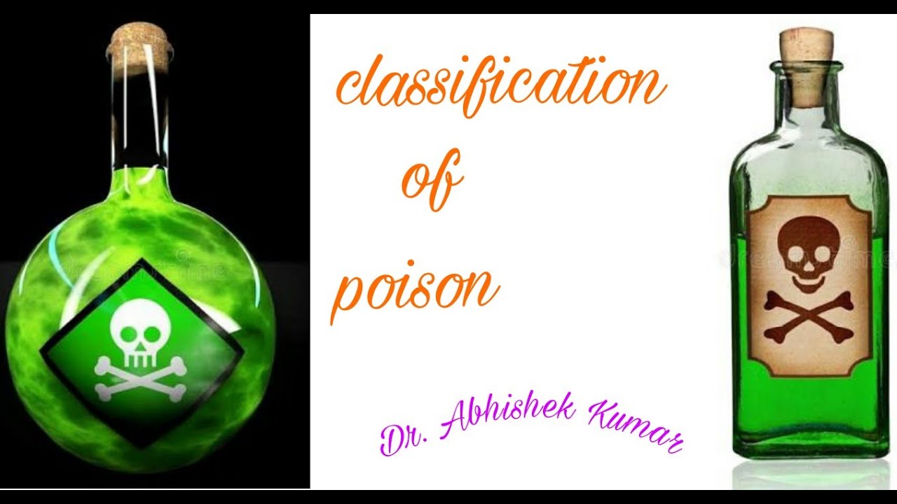 classification of poison - YouTube