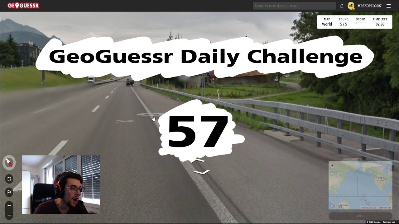 GeoGuessr Daily Challenge #57 (30 Oct 2020) | Three 5k rounds! - YouTube