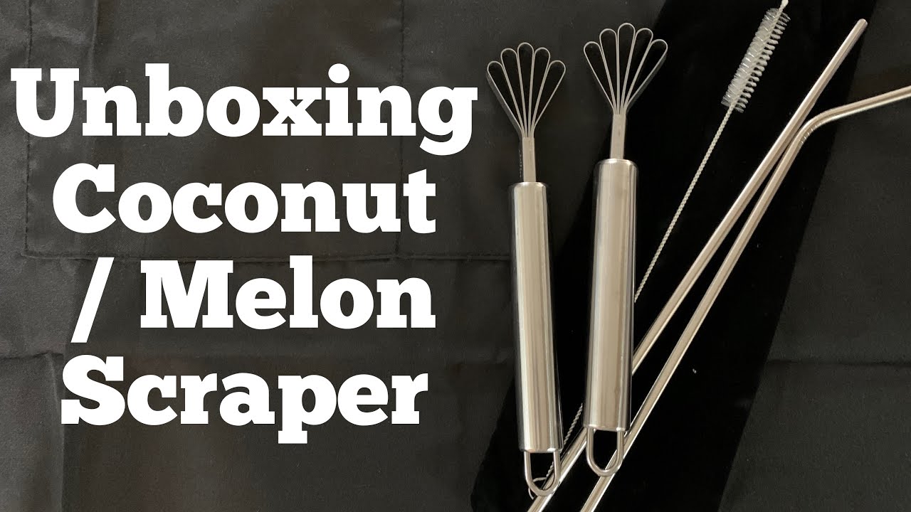 UNBOXING COCONUT/MELON SCRAPER | ESSENTIAL KITCHEN TOOL MUST HAVE - YouTube