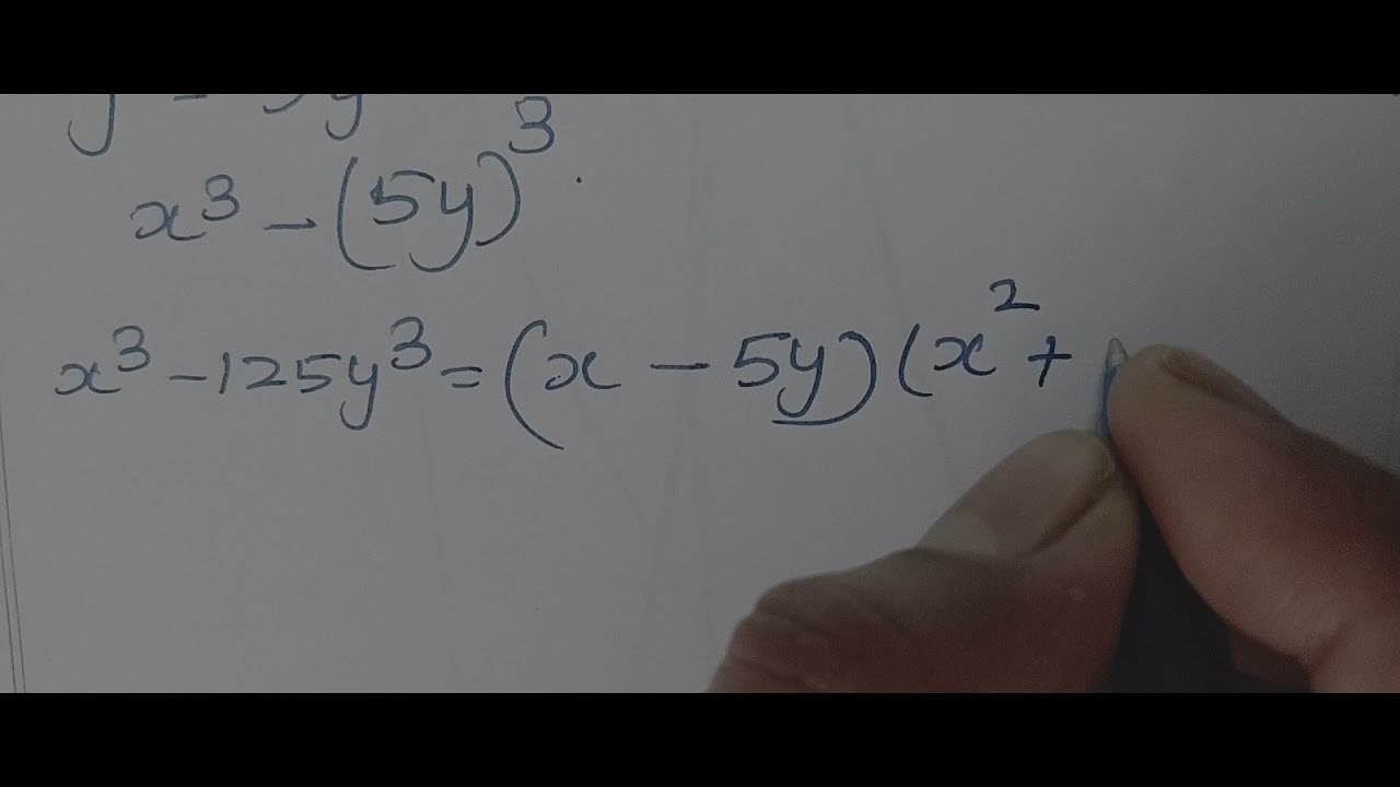 factorise X 3 125 3 YouTube factorise X 3 125 3 YouTube