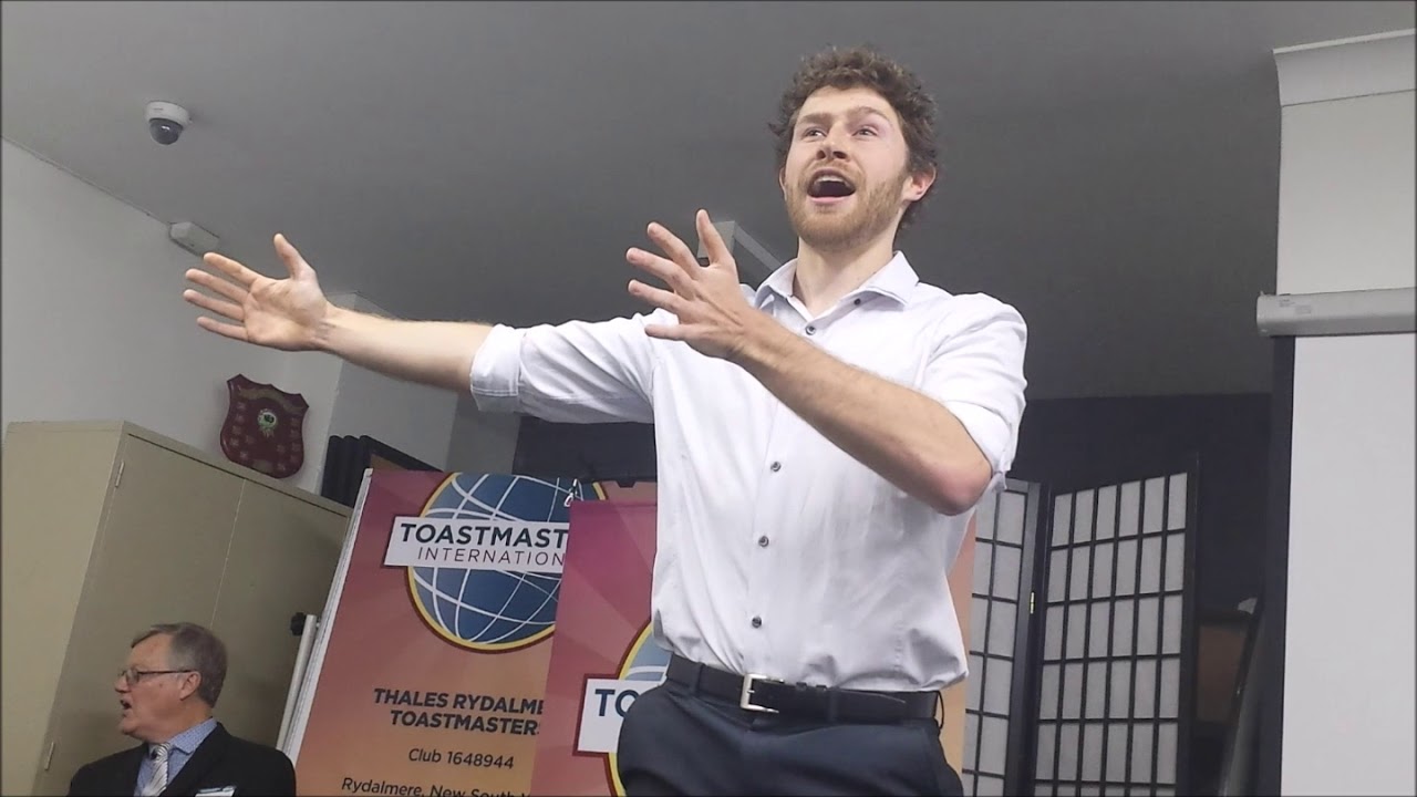 Ben Schultz | "Love Is A Battlefield" | Area M2 Humorous Speech Contest ...