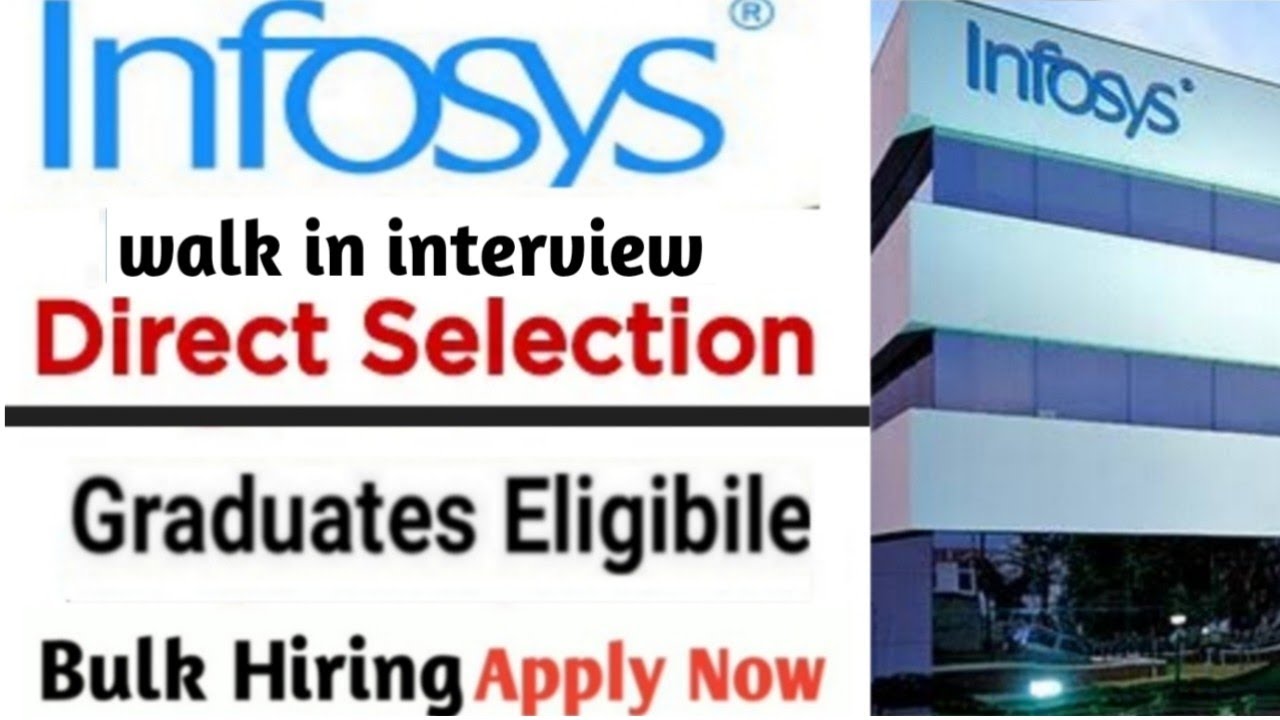 Latest walk in interview Infosys Hyderabad/degree eligibility/40,000 ...