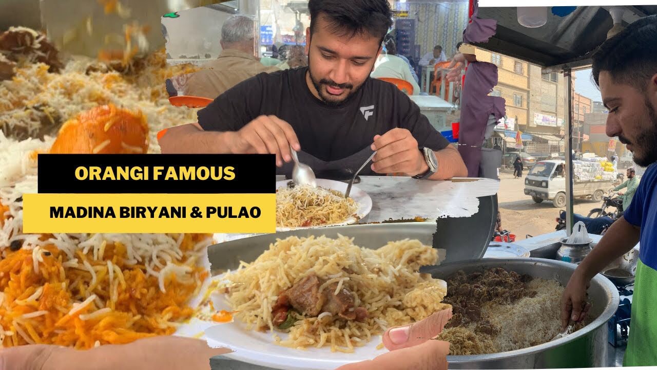 Madina Beef Biryani & Pulao | Best Biryani | Street food | Orangi ...