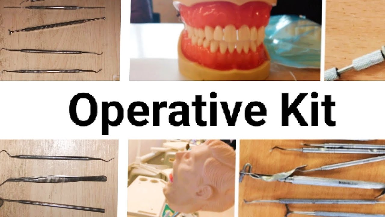 Dental Operative Kit for Dental Student// Operative Kit - YouTube
