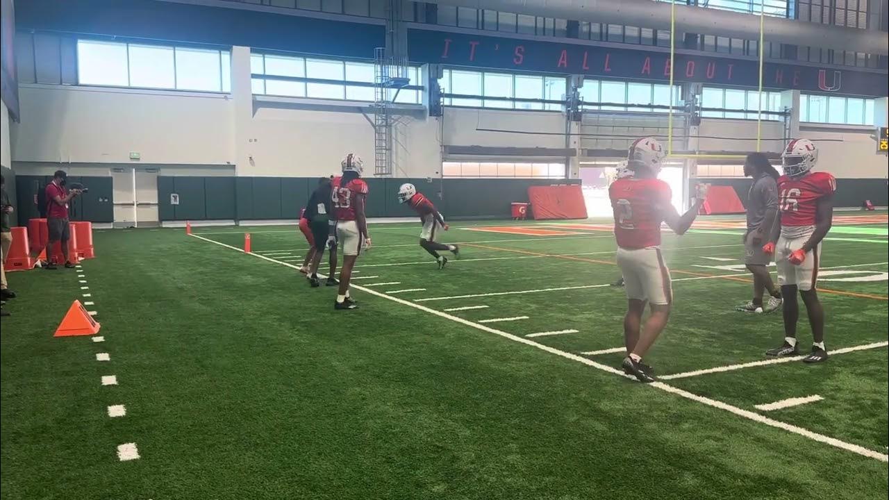 Miami Hurricanes Db Cover Drills Spring Practice April 2 Youtube