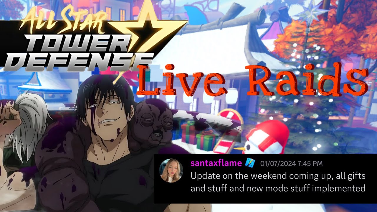 All star tower defense live raid grind - YouTube