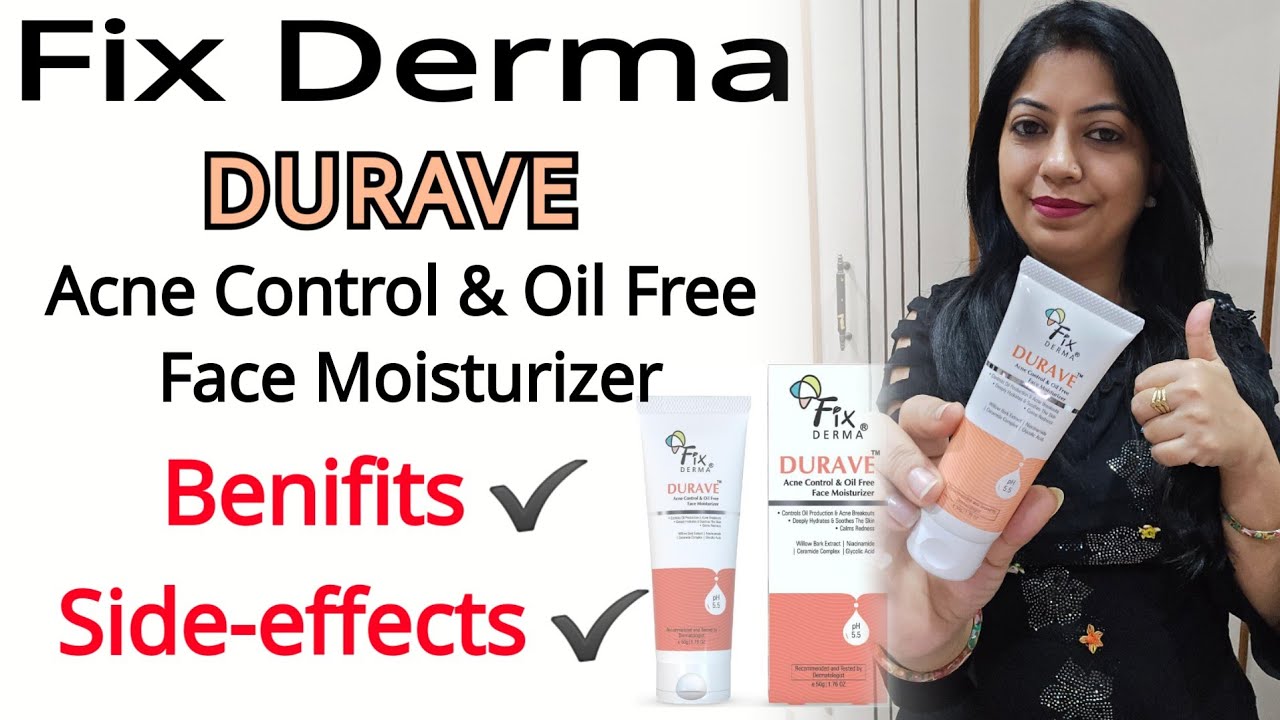 Fix Derma Durave Acne control & oil free face moisturizer // review ...