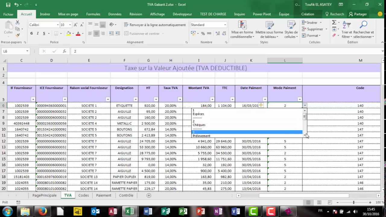 Déclaration de TVA déductible avec smart mill ( nouveau) - YouTube