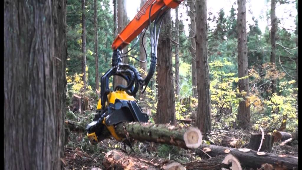 【PONSSE ハーベスタヘッドH6】プロモーションビデオ-大曲産業機械- - YouTube