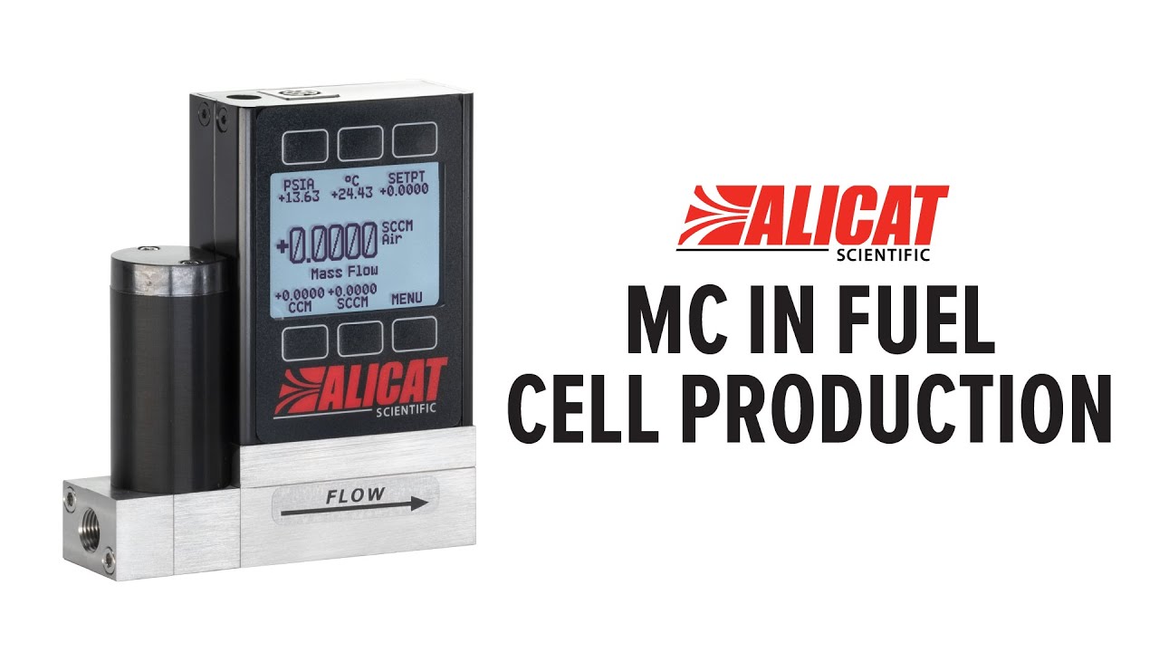Alicat Mass Flow Controller: Application - Fuel Cell Production - YouTube