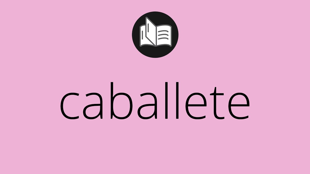 Que significa CABALLETE • caballete SIGNIFICADO • caballete DEFINICIÓN ...