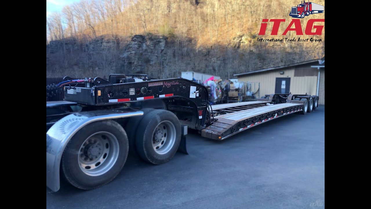2015 Fontaine 55 Ton Lowboy Trailer For Sale ITAG Equipment - YouTube