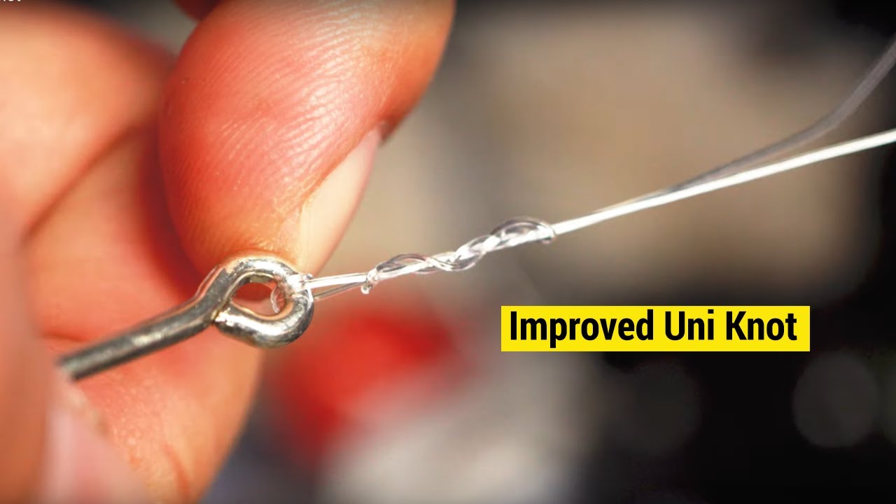 Good Beginners Fishing Knot | Improved Unit Knot - YouTube